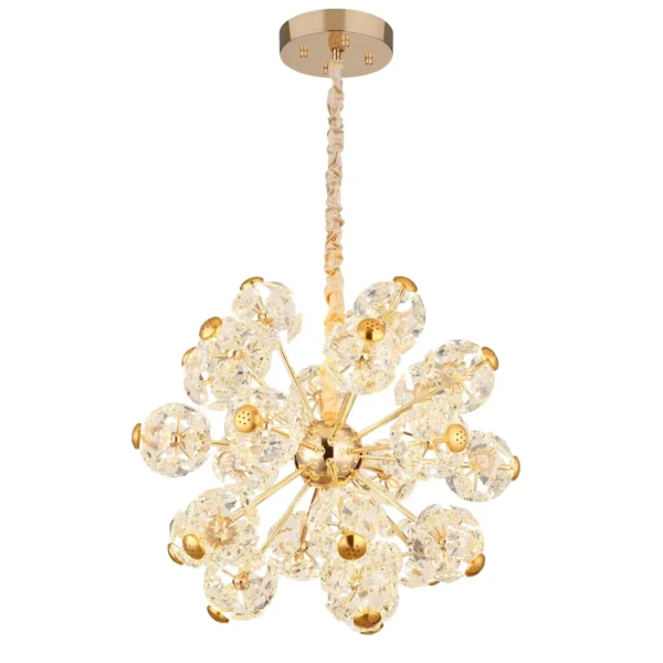 Globo Floriella 16023H2 | Luster | zlatna | LED