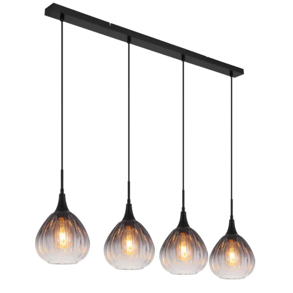 Globo Olsen 15887-4H | Visilica | crna | 4xE27