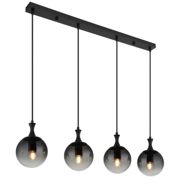 Globo Dalton 15885-4H | Visilica | crna | 4xE27