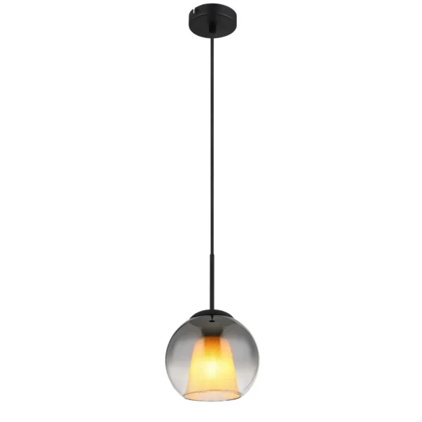 Globo Barry 15749H | Visilica | crna | E27