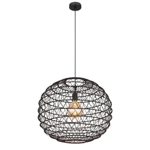 Globo Senni 15689H2 | Visilica | crna | E27