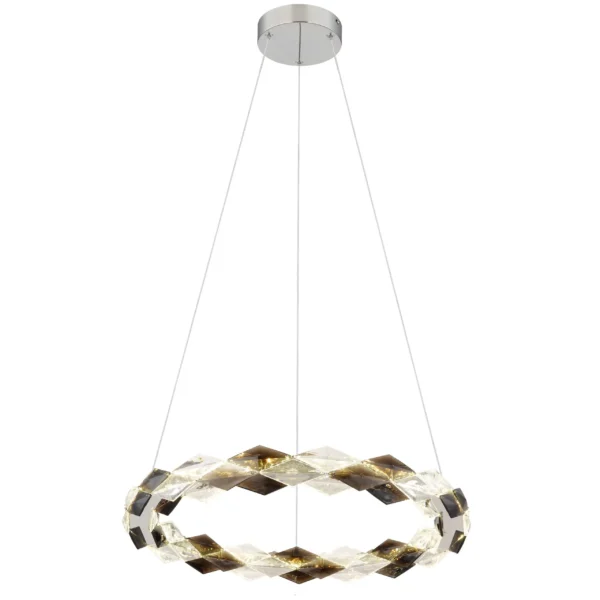 Globo Karilion 67318H1 | Visilica | hrom | LED