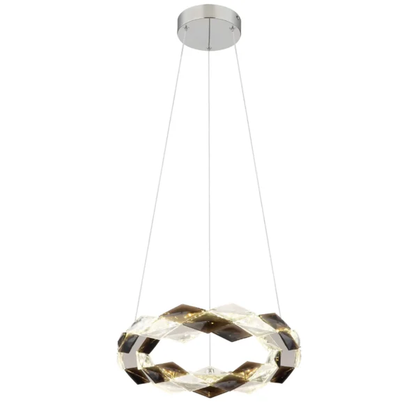 Globo Karilion 67318H | Visilica | hrom | LED