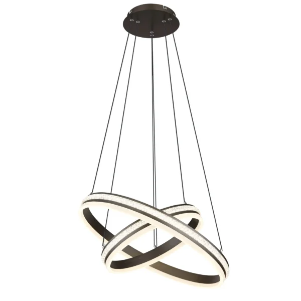 Globo Grouni 67314-60H | Visilica | titanijum | LED