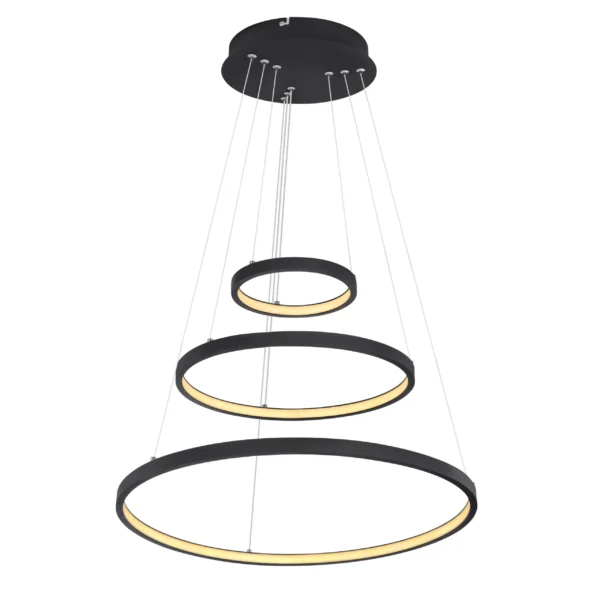 Globo Ralph 67192-57B | Visilica | crna | LED