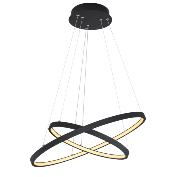 Globo Ralph 67192-42B | Visilica | crna | LED