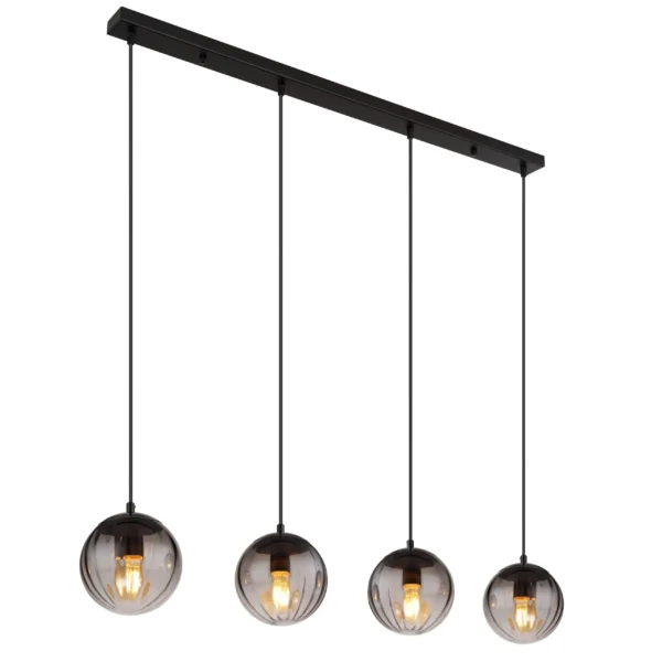 Globo Dallerta 15216-4 | Visilica | crna | 4xE27
