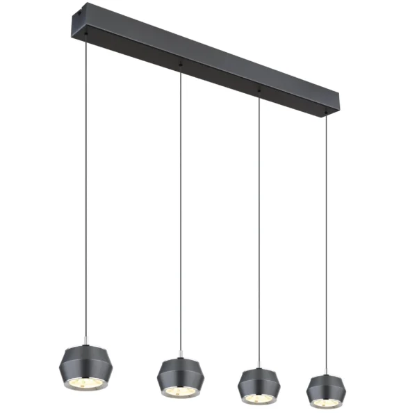 Globo Marthy 15209-4 | Visilica | siva | LED