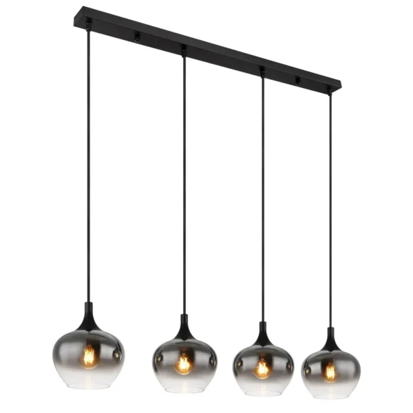 Globo Maxy 15548-4H | Visilica | crna | 4xE27