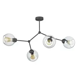 Mitea M10455-4 | Luster | crna | 4xE27