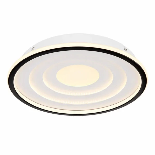 Globo Foppa 41580-24 | Plafonjera | bel-crna | LED