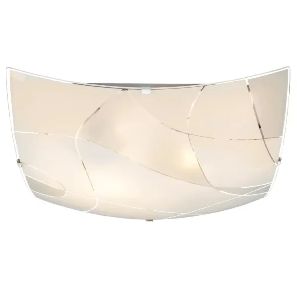 Globo Paranja 40403-2 | Plafonjera | bela | 2xE27