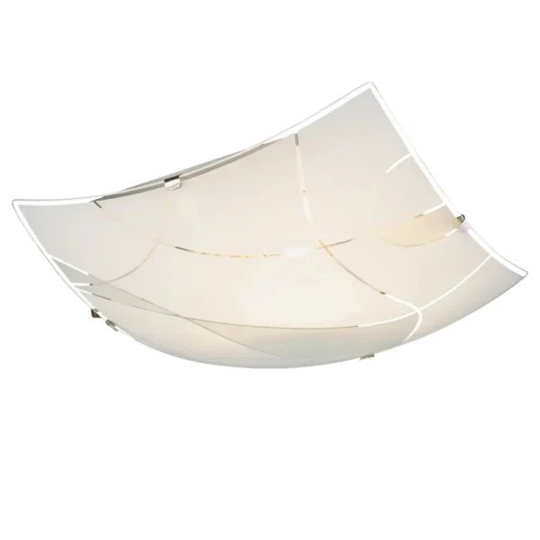 Globo Paranja 40403-1 | Plafonjera | bela | E27