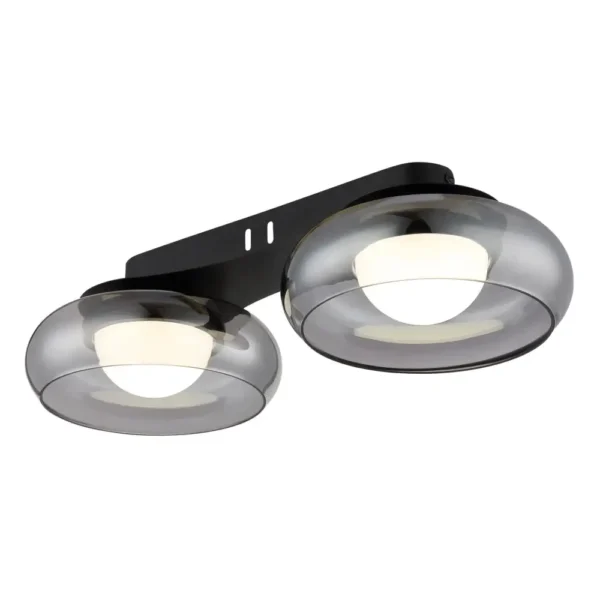 Globo Carlene 16700D2 | Plafonjera | crna | LED