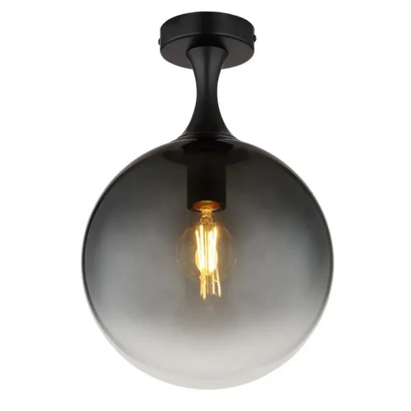 Globo Dalton 15885D | Plafonjera | crna | E27