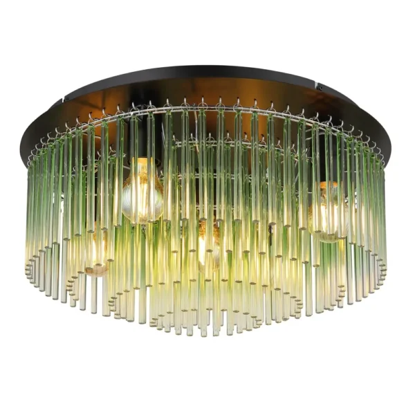 Globo Gorley 15698D1G | Plafonjera | zelena | 5xE27