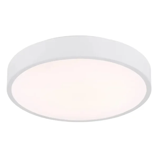 Globo Nielsen 12398-18W | Plafonjera | bela | LED