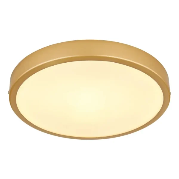 Globo Tibey 12381-15 | Plafonjera | zlatna | LED