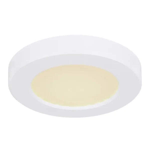 Globo Lasse 12379-6W | Plafonjera | bela | LED