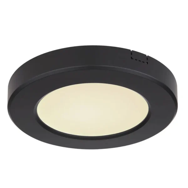 Globo Lasse 12379-6B | Plafonjera | crna | LED