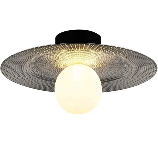 Globo Riga 15637D | Plafonjera | srebrna | G9