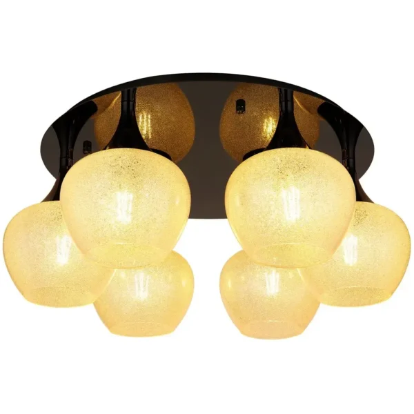 Globo Maxy 15548-6DK | Plafonjera | bronzana | 6xE27