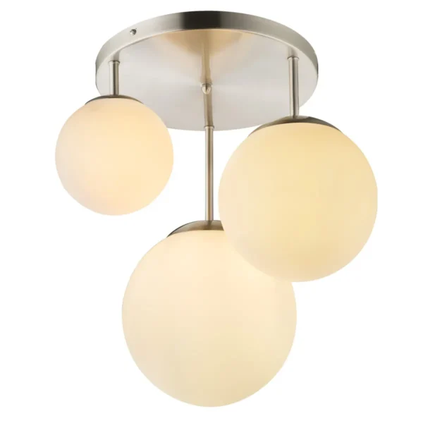 Globo Joel 1581-3DR | Plafonjera | opal | 3xE27