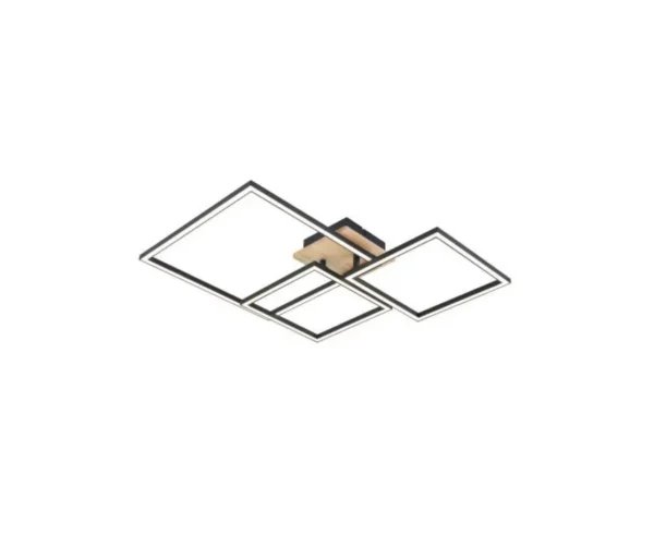 Esto Laura 780450 | Plafonjera | braon-crna | LED