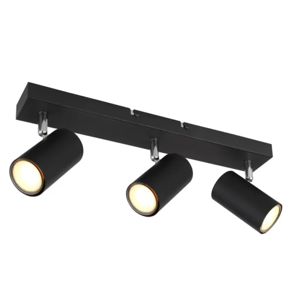 Globo Robby 57911-3B | Spot lampa | crna | 3xGU10