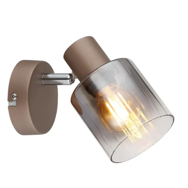 Globo Walton 54318-1 | Spot lampa | tamno braon | E14