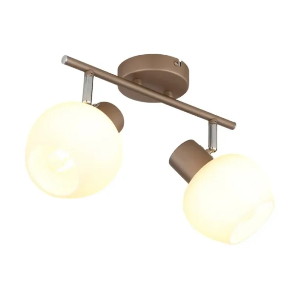 Globo Eileen 54662-2 | Spot lampa | tamno braon | 2xE27