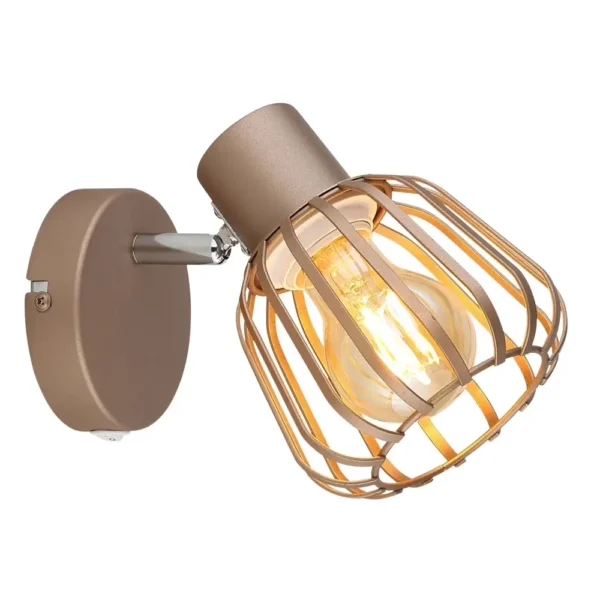 Globo Olin 54663-1 | Spot lampa | tamno braon | E27