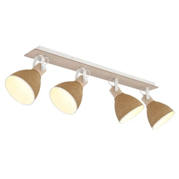 Globo Lyndon 16466-4 | Spot lampa | braon | 4xE14