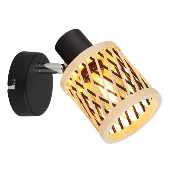 Globo Mali 81050108 | Spot lampa | drvo-crna | E14