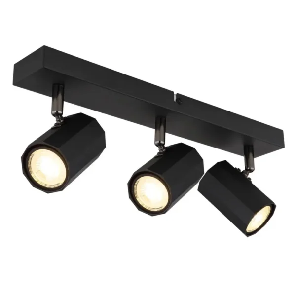Globo James 57918-3B | Spot lampa | crna | 3xGU10