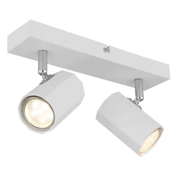 Globo James 57918-2W | Spot lampa | bela | 2xGU10