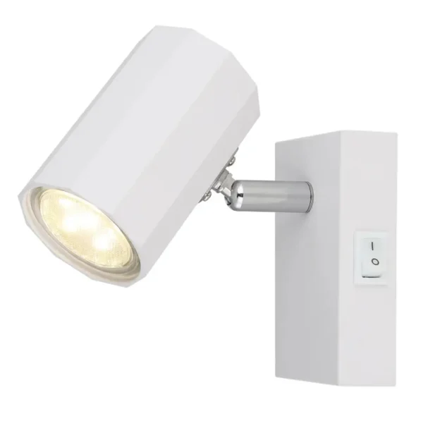 Globo James 57918-1W | Spot lampa | bela | GU10