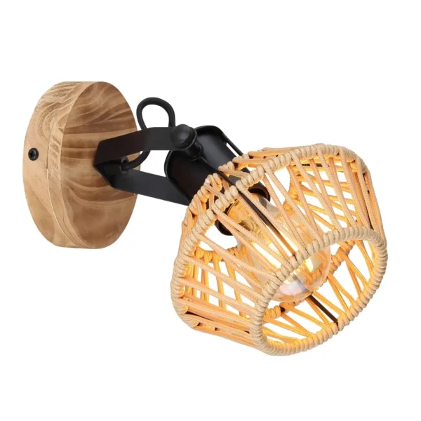 Globo Valli 54043-1 | Spot lampa | drvo-crna | E27