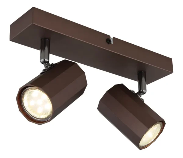 Globo James 57919-2 | Spot lampa | bronza | 2xGU10