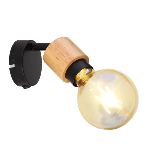 Globo Jorna 54031-1 | Spot lampa | crna-drvo | E27