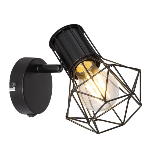 Globo Priska 54017-1 | Spot lampa | crna | E27