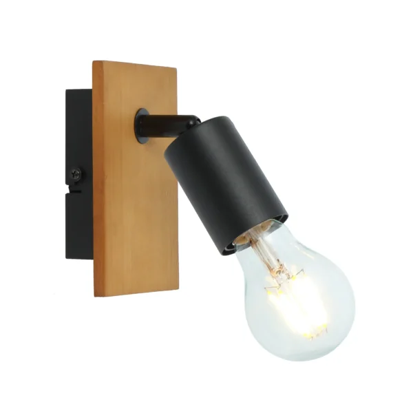 Globo Martha 54008-1H | Spot lampa | drvo-crna | E27
