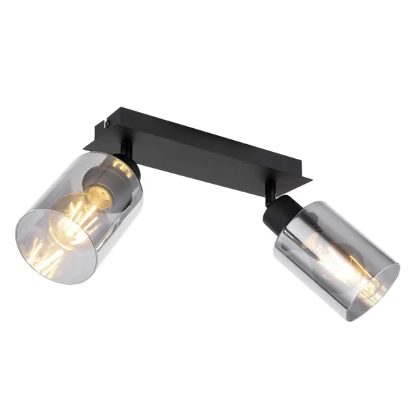 Globo Hadera 15465-2 | Spot lampa | crna | 2xE27