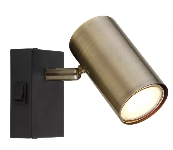 Globo Robby 57911-1M | Spot lampa | crna-mesing | GU10