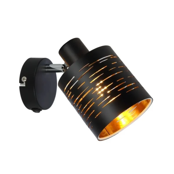 Globo Tunno 15342-1 | Spot lampa | crna | E14
