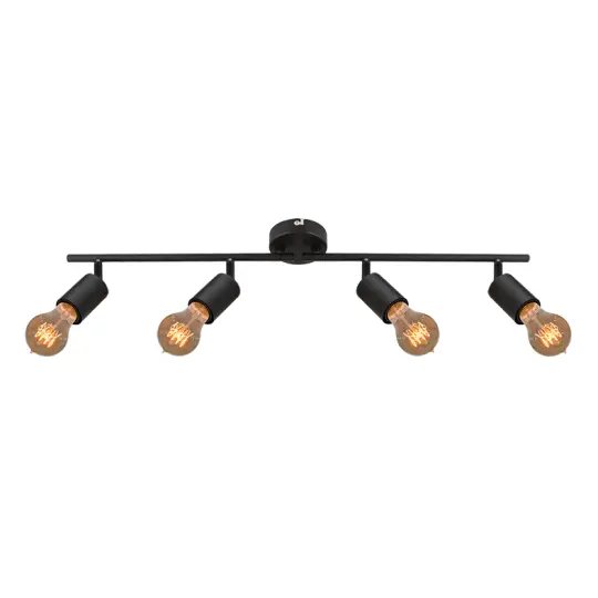 Mitea M190140 | Spot lampa | crna | 4xE27