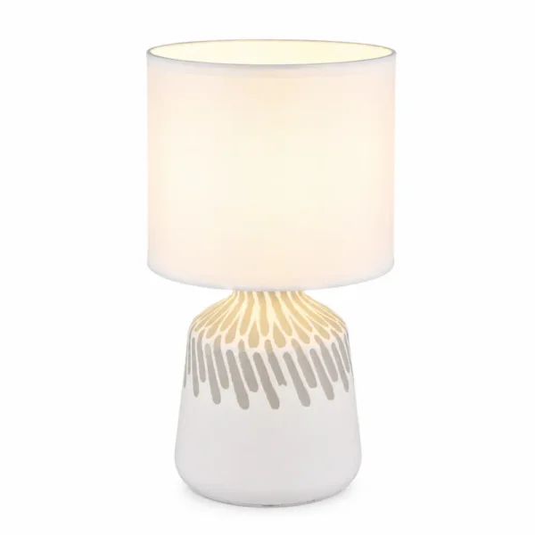 Globo Rela 21733W | Stona lampa | bela | E14