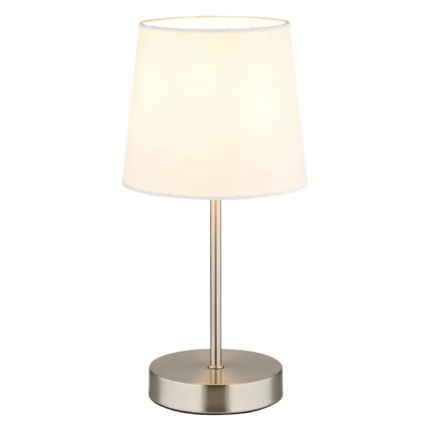 Globo Joris 51100101 | Stona lampa | bela | E14