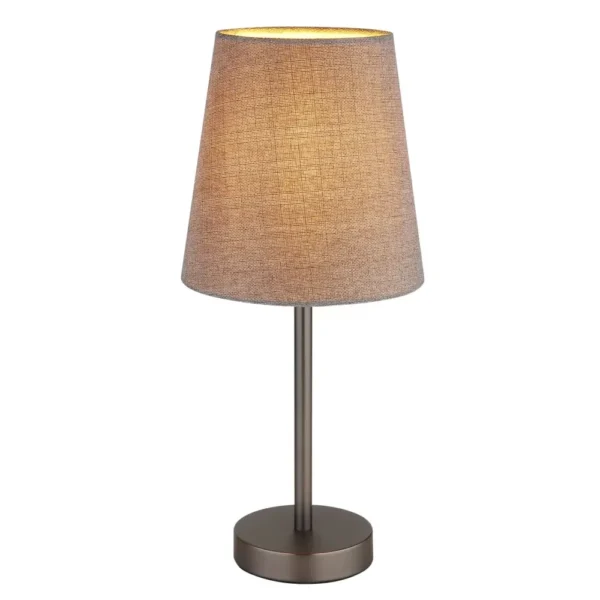 Globo Joris 50100108 | Stona lampa | siva | E14