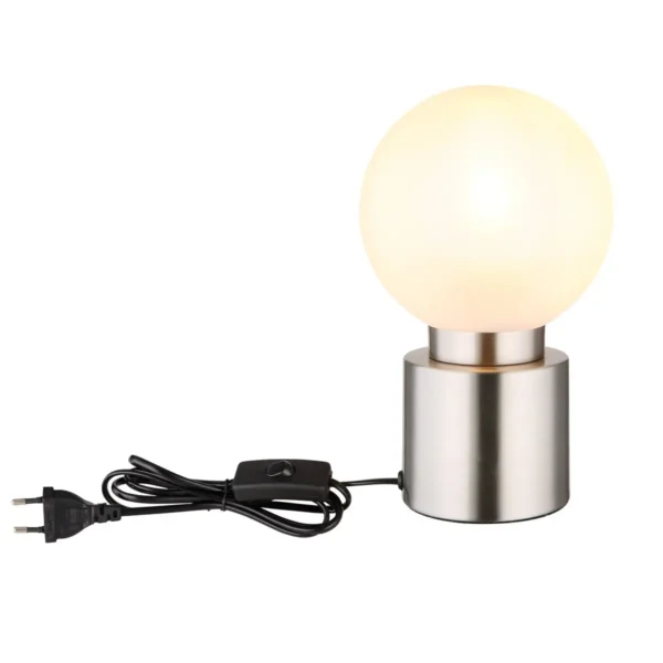 Globo Marka 21003N | Stona lampa | nikl | E14
